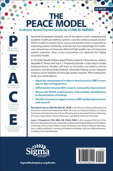 Sigma Marketplace | The PEACE Model Evidence-Based Practice Guide for ...