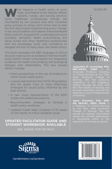 Sigma Marketplace | Evidence-Informed Health Policy, Revised Second Edition